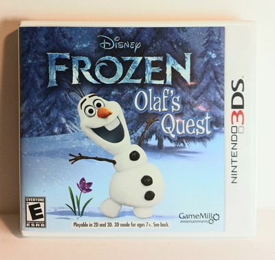 Nintendo 3DS Disney Frozen Olafs Quest Game Tested | eBay