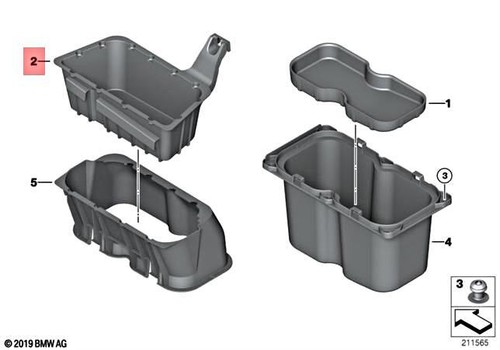 For BMW Genuine Trunk Floor Storage Box Rear 51477234948 | eBay