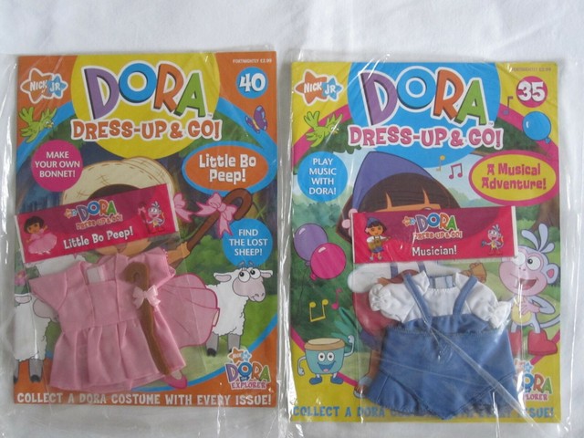 2 X Dora Magazines With Costumes. Little Bo PEEP and Mouse. for sale ...