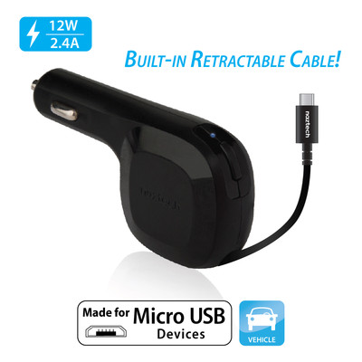 Naztech Reactor II Micro USB Vehicle Charger - Black | eBay