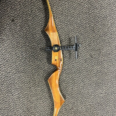 1968 Vintage Competition Bear Archery Temujin Recurve Bow 8G725 32# AMO ...