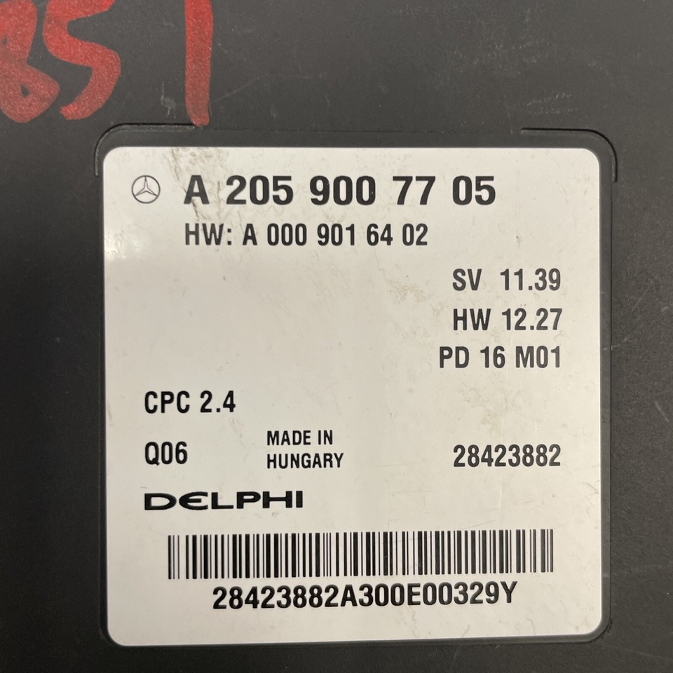 2017 Mercedes C300 W205 Transmission Control Module A2059007705 2015 ...