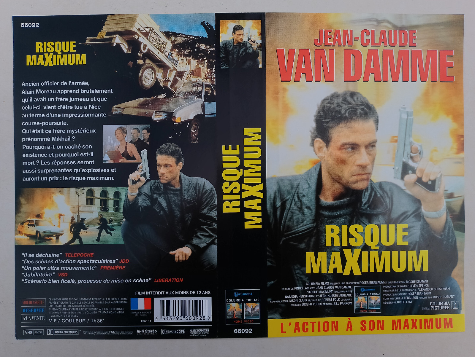 LOT JAQUETTES VHS - JEAN-CLAUDE VAN DAMME - GAUMONT - WARNER | eBay