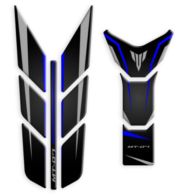 Tank Pad Resin 3D Tankpad Yamaha MT-07 2018–2019 GP-591 (Black Blue) | eBay