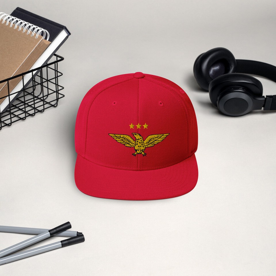 SL Benfica Portugal Eagle Embroidered Snapback Hat Soccer Football Cap ...
