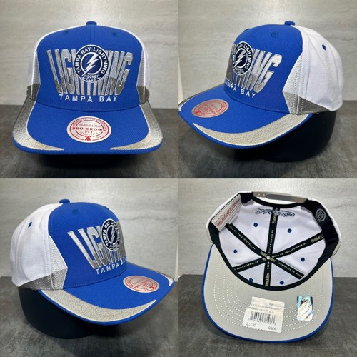 Tampa Bay Lightning Hat Mitchell & Ness RetroDome NHL Pro Snapback OSFA ...