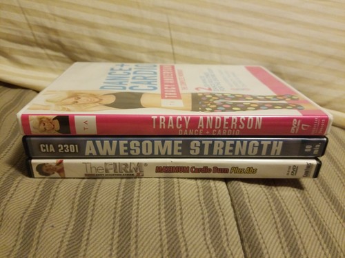 Lot of 3 workout dvds.Tracy Anderson Dance Cardio,The firm maximum ...