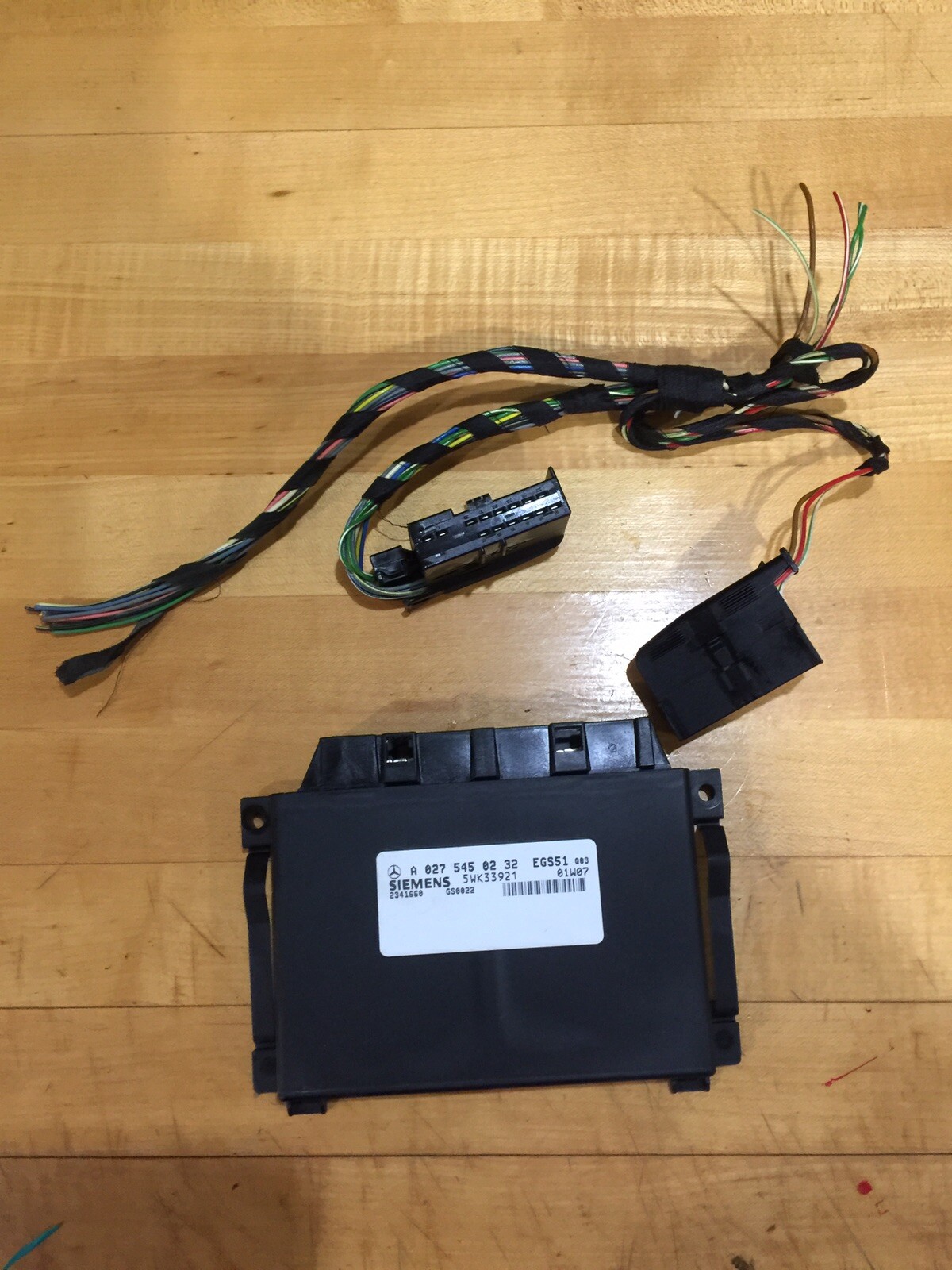 MERCEDES W203 Automatic Transmission Control Module TCU TCM A0275450232 ...