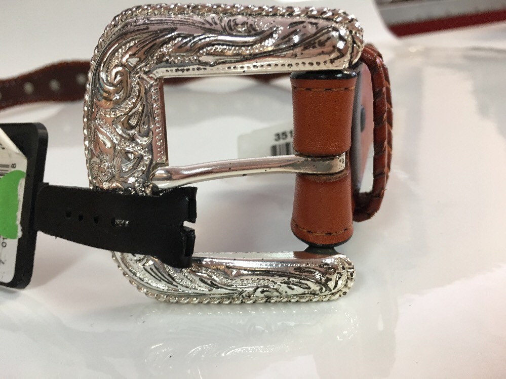 Nocona Double S Belt Collection Size 32 Genuine Leather Belt | eBay