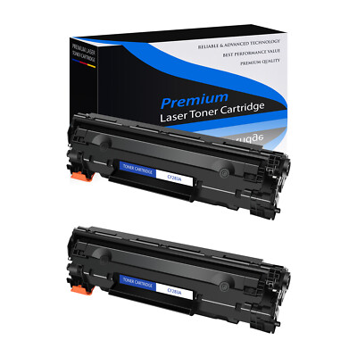 2 PK CF283A 83A Laser TONER CARTRIDGE for HP LASER JET MFP M125 MFP ...