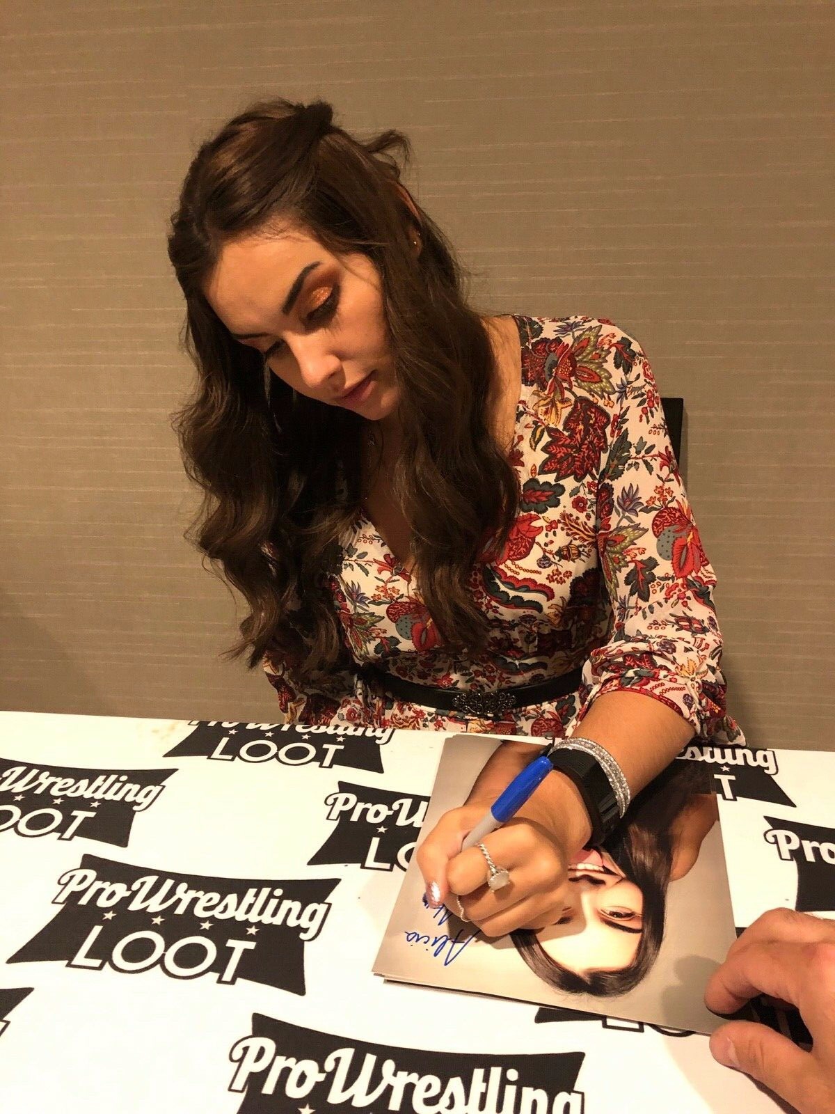 Alicia Atout Signed 8x10 Photo Interview Queen Model Sexy AEW WWE ...