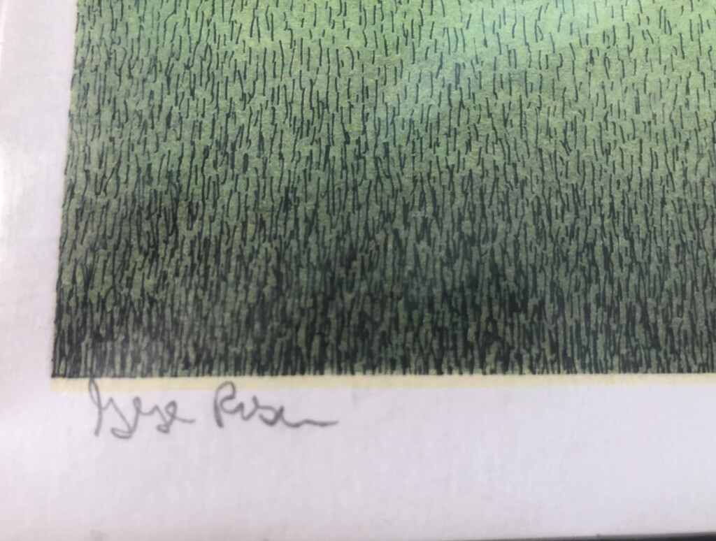 George Rosu * 2 Signed Prints * 1970's * San Fernando & Santa Barbara ...
