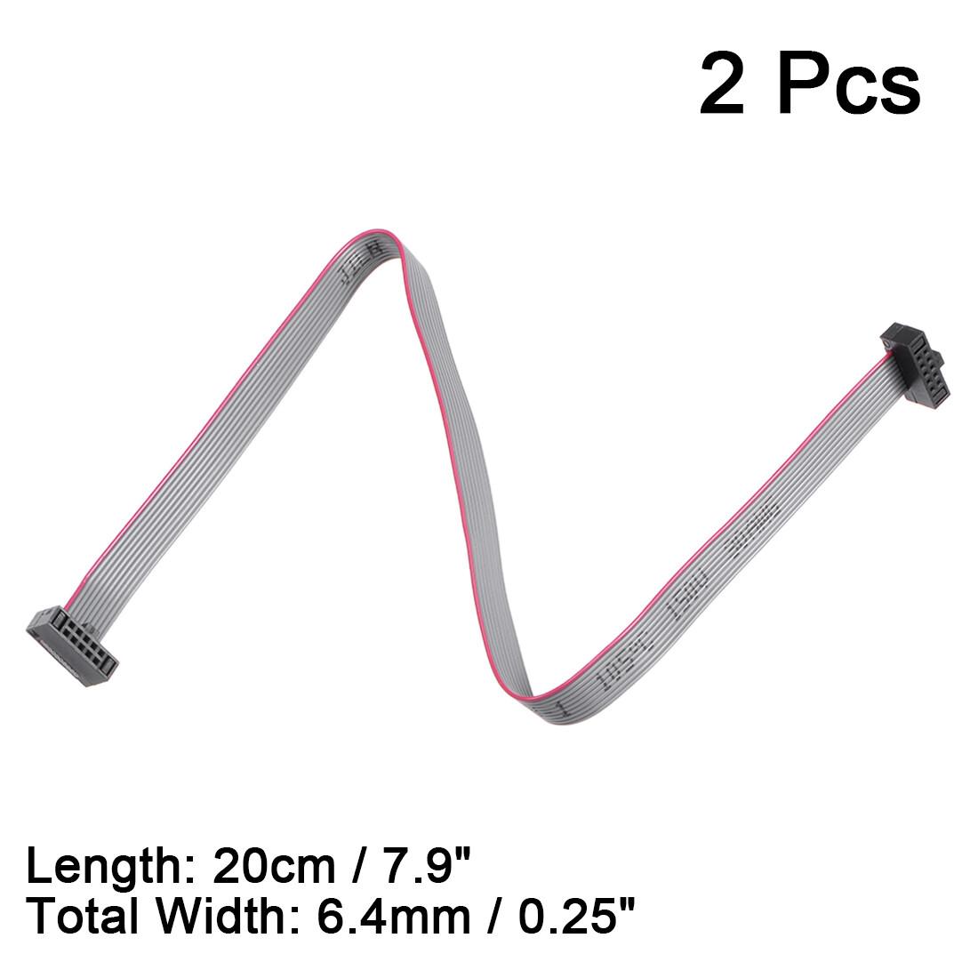 Ribbon Cable Female To Female Uxcell IDC 40-Pin Female To Female ...
