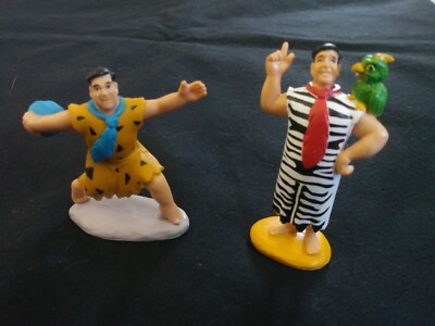 VINTAGE Fred Flintstone Movie Toy Figures - Lot of 2 - Parrot and ...