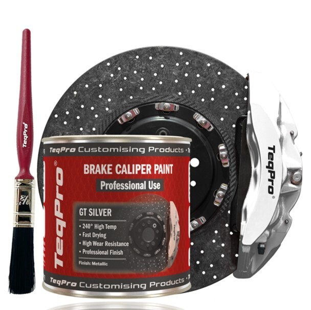 Brake Caliper / Metal Paint 240°C GT SILVER Metallic 250ml + Brush | eBay