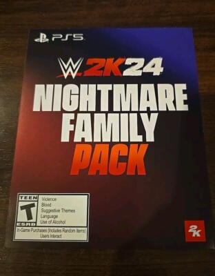 WWE 2K24 Preorder Bonus Nightmare Family Pack PS5 | eBay