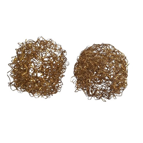 Christmas Wire Mesh Balls Around Ornaments Repair Holiday Craft Supply ...