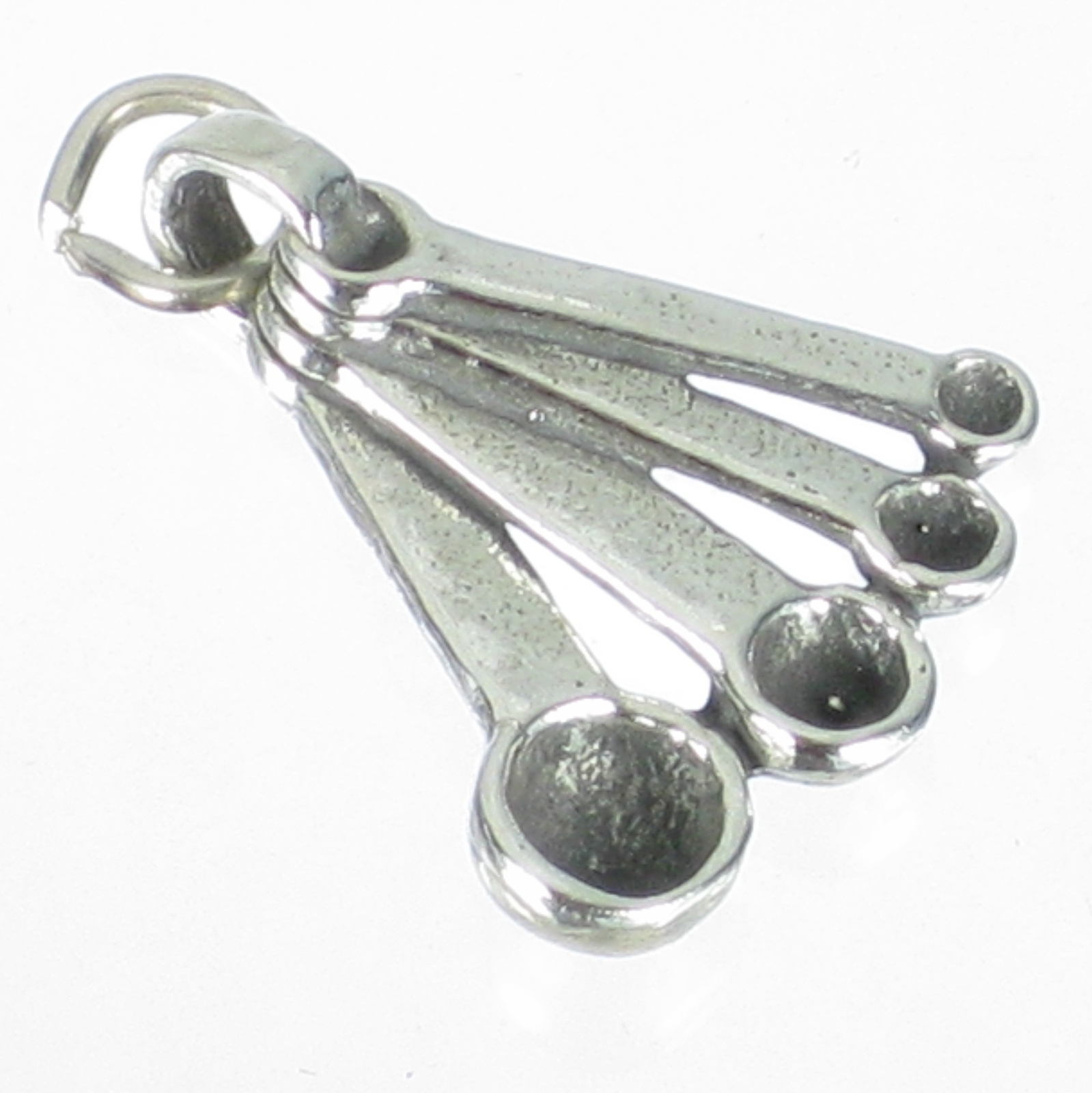 Measuring Spoons sterling silver charm .925 x 1 measure spoon charms ...