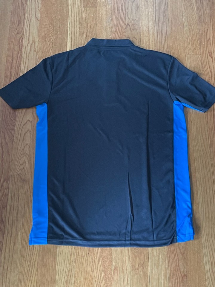 AMOCO Gas Station Oil Employee Uniform Polo Shirt Black & Blue Size XL ...