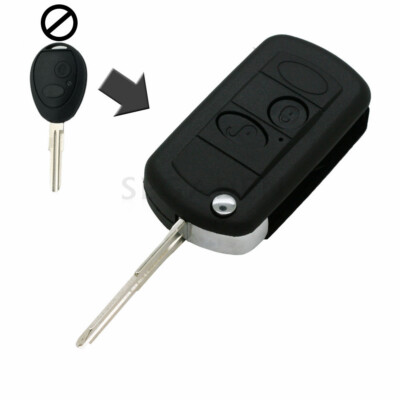 Flip Key Shell + Key Blank refit for LAND ROVER Discovery Remote Key ...