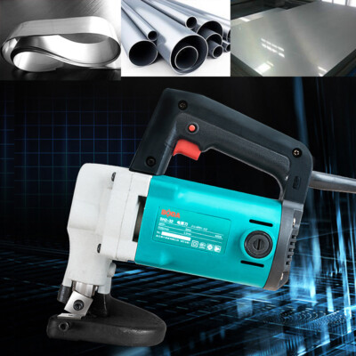 220V Electric Scissors Shearing Steel Plate Metal Iron Cutting Power ...