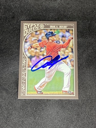 Allen Craig 2015 Topps Gypsy Queen #273 Boston Red Sox Autographed ...
