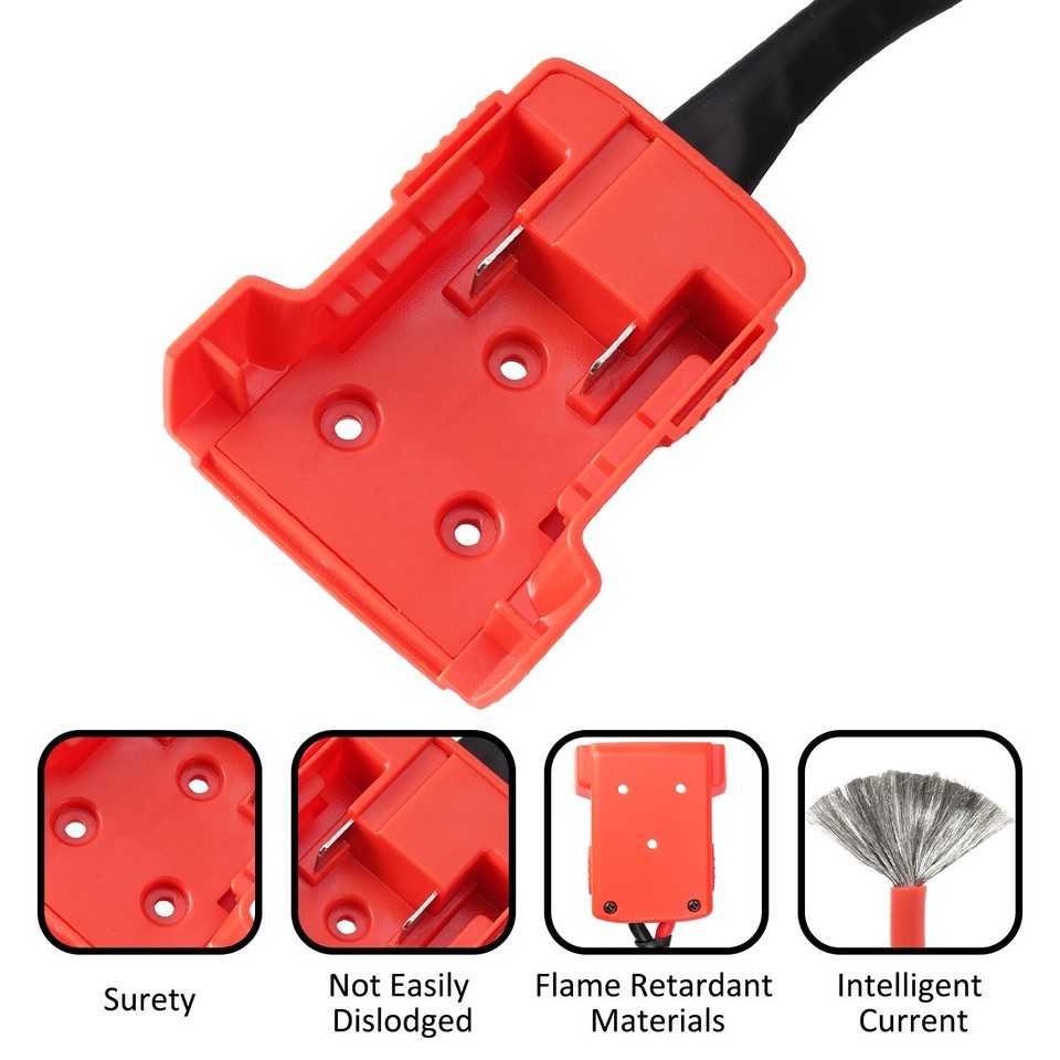 For Milwaukee M18 Jumper Starter 6.56 ft 18V Power Battery Jump Kit ...