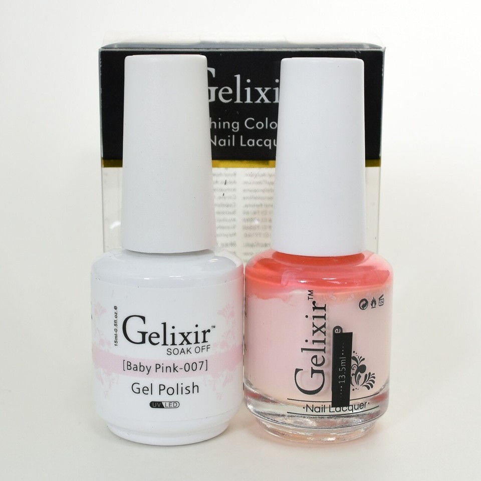 Gelixir Soak Off Gel Polish Matching Duo LED/UV 0.5 oz - Pick Any | eBay