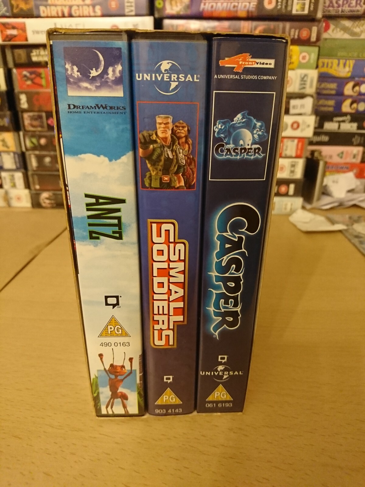 ANTZ, SMALL SOLDIERS, CASPER MOVIE TRIPLE VHS | eBay UK