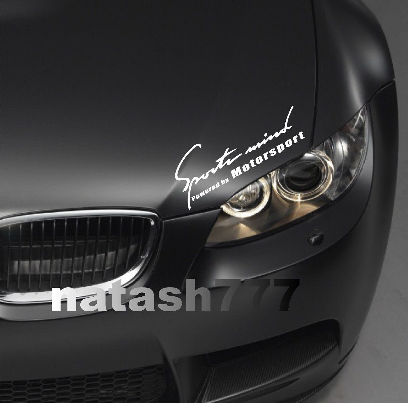 Sports mind Powered by Motorsport Sport Racing Car Decal sticker logo ...