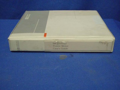 HP E4418B POWER METER USER'S GUIDE | eBay