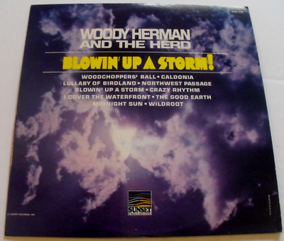 WOODY HERMAN & THE HERD - Blowin' Up A Storm - Jazz Vinyl LP Record ...