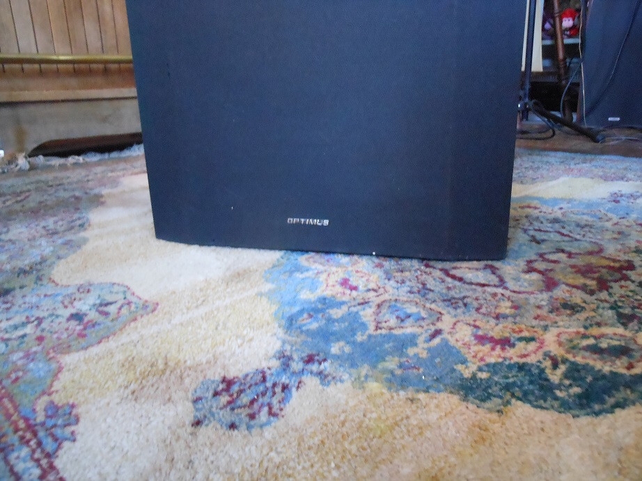 Vintage Realistic Optimus Mach 3 Speaker, new surround on woofer! | eBay