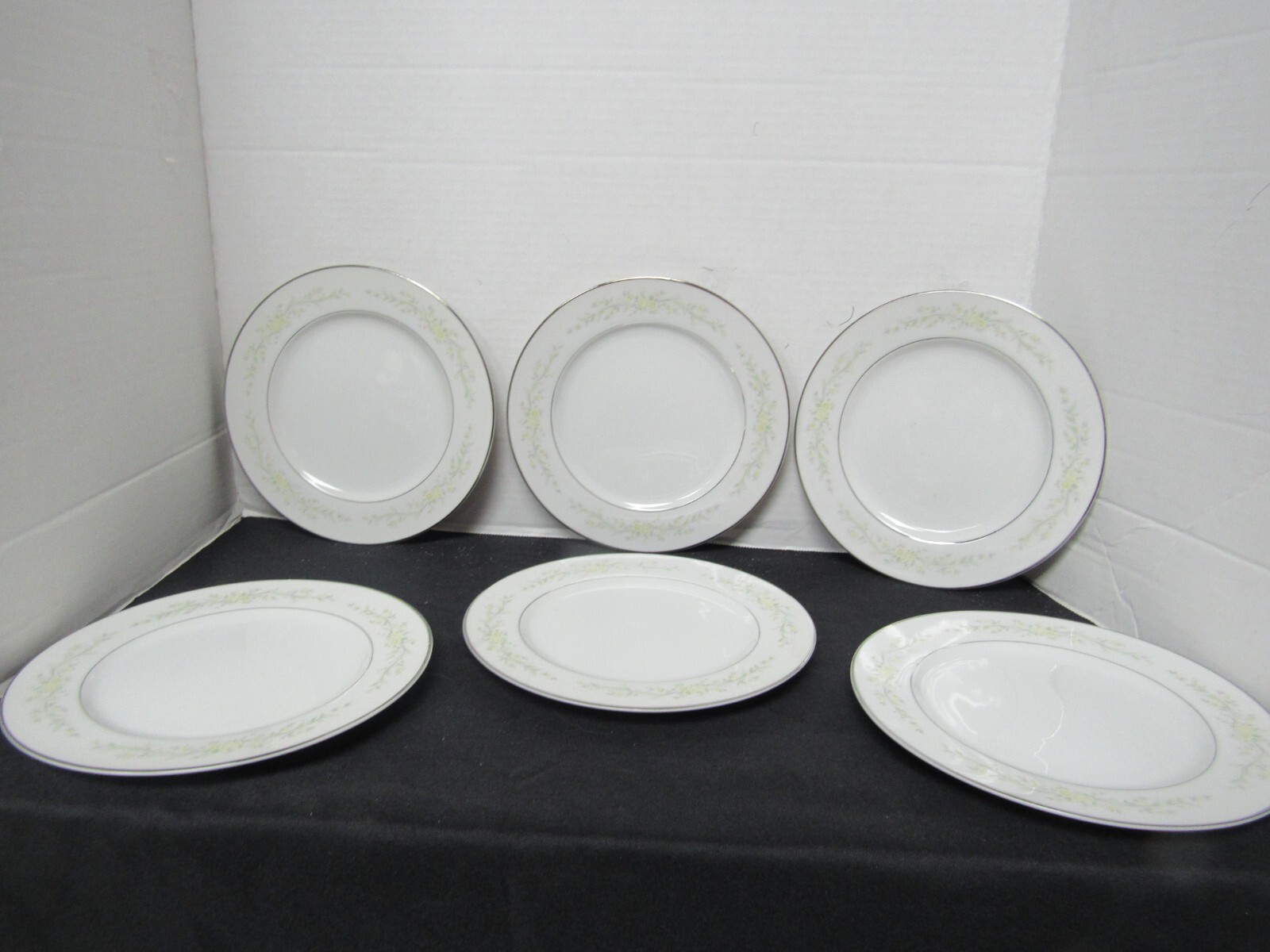 SET OF 6 Sango Four Crown China Salad Plates Sintra Floral Pattern | eBay