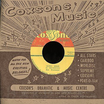 Don Drummond - Gypsy Song / Green Island (7") (Near Mint (NM or M ...