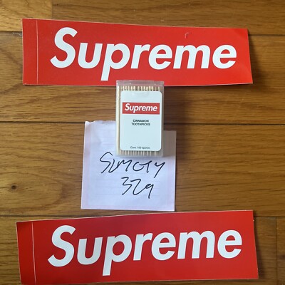 New FW23 Supreme Cinnamon Toothpicks Tea Tree Therapy Oil Menthol Free ...