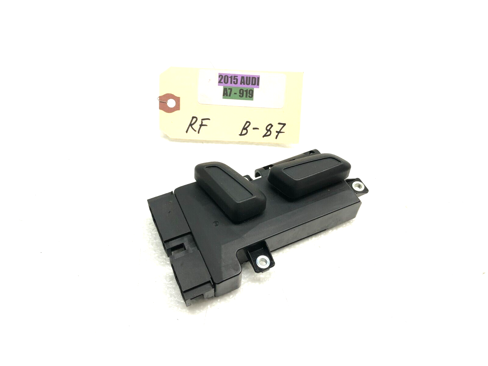 2012-2017 AUDI A7 4G8 RIGHT PASSENGER FRONT SEAT ADJUSTMENT SWITCH OEM ...