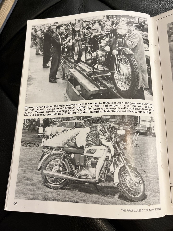 The First Classic Triumph Scene - Bruce Main-Smith book,1984 book;3TA ...