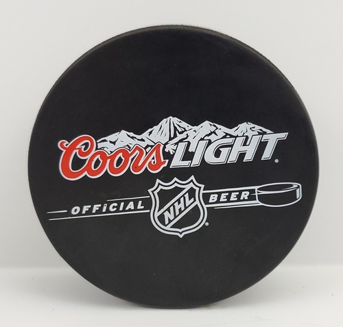 Coors Light Hockey Puck Official Beer NHL Viceroy Canada Mantown Hockey ...