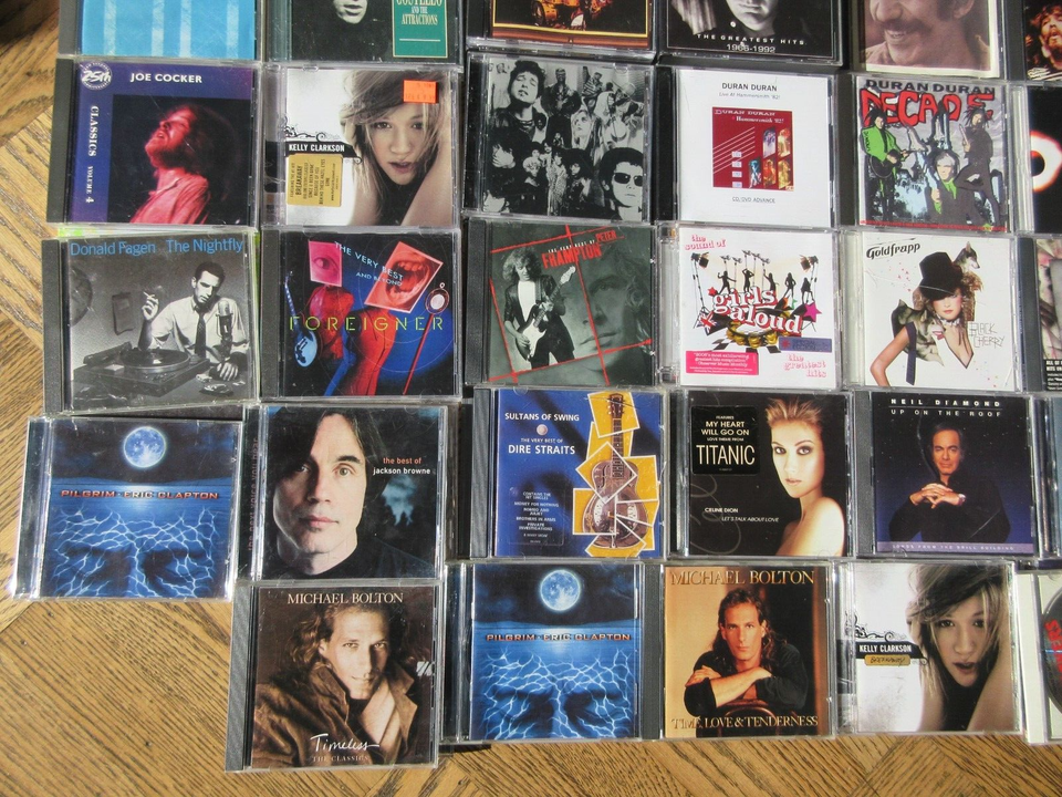 HUGE 125+ CD LOT rock pop 70's 80's 90's greatest hits compilations big ...