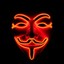 LIGHT UP ANONYMOUS MASK Guy LED Halloween Cosplay Vendetta Hacker ...