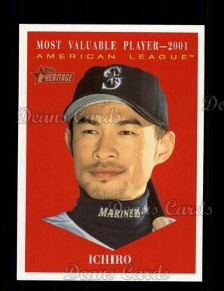 2010 Topps Heritage #472 Ichiro Suzuki Mariners HOF SHORT-PRINT 8 - NM ...