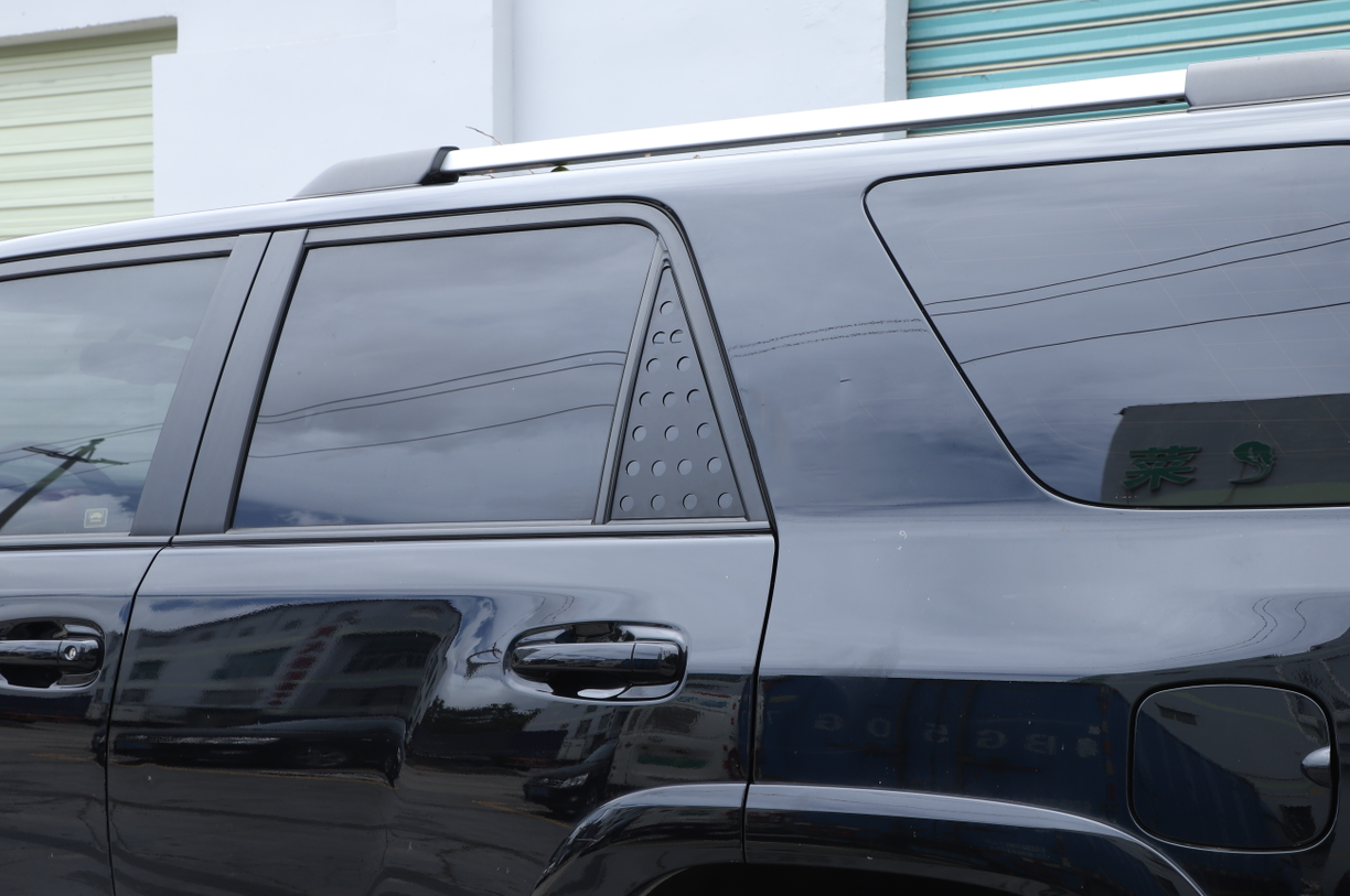 Black C-pillar Triangular Window Glass Plate Trim Accessories For ...