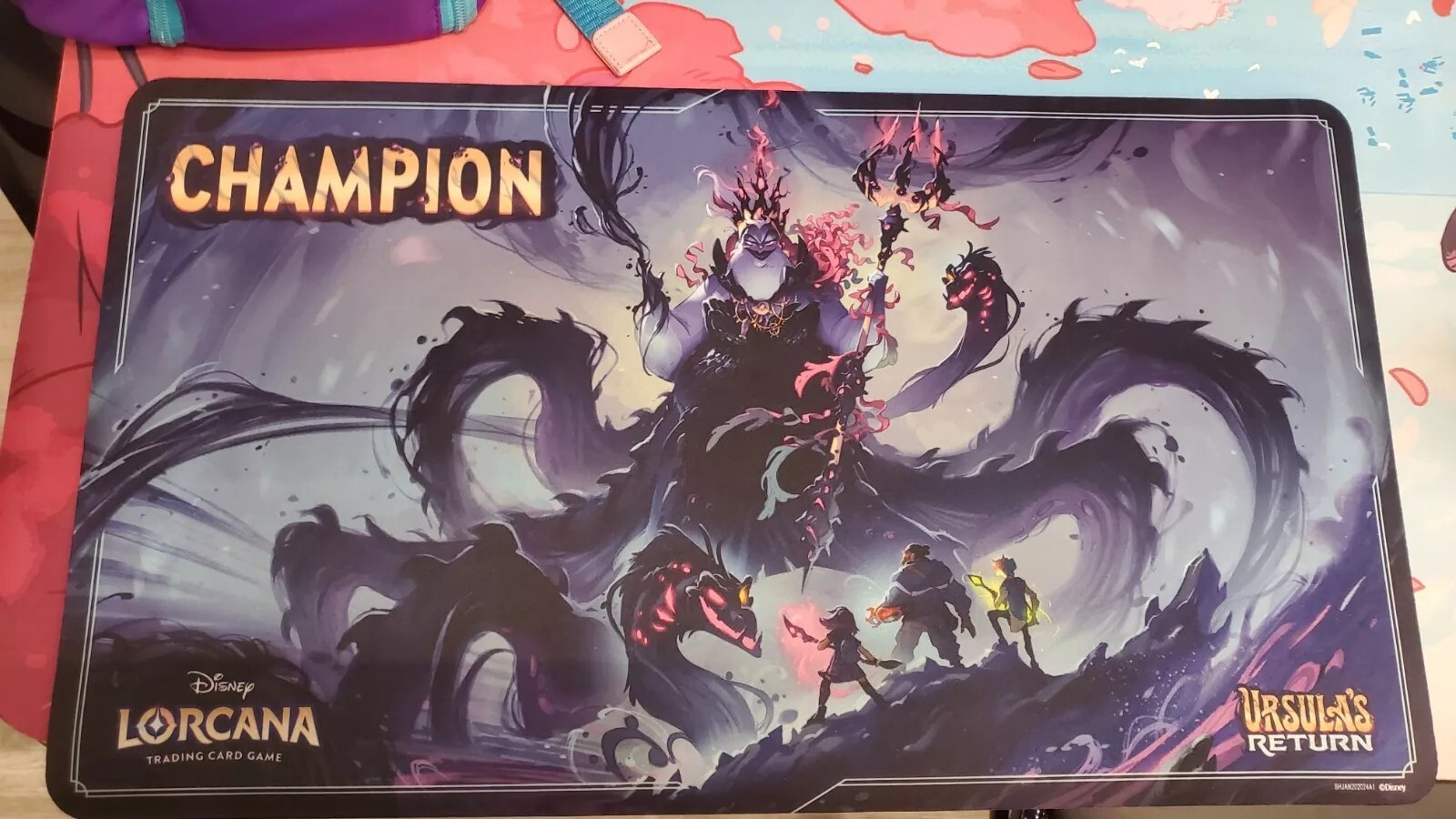 Disney Lorcana Ursula's Return Ursula Sea Witch Queen Champion Playmat ...