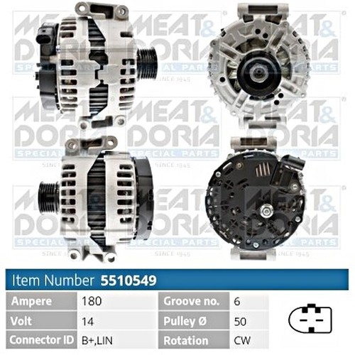 Alternator For MERCEDES S204 W204 C209 W209 A209 W209 W211 04-16 ...