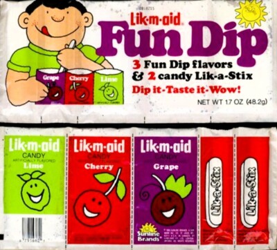 Fun Dip Candy 1980's 24 X 24 Inch POSTER Wall Art | eBay