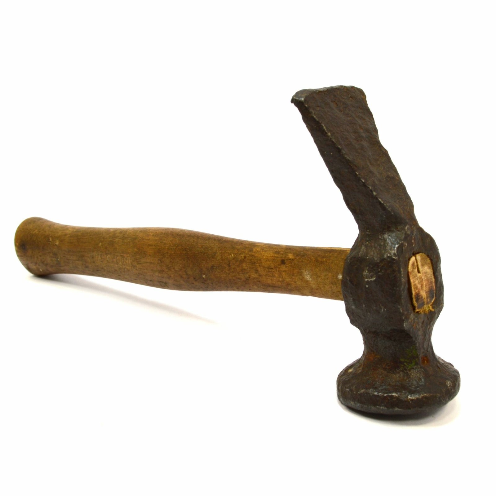 Antique SHOE MAKERS / COBBLER HAMMER Ultra Crude! SOLID HICKORY HANDLE ...