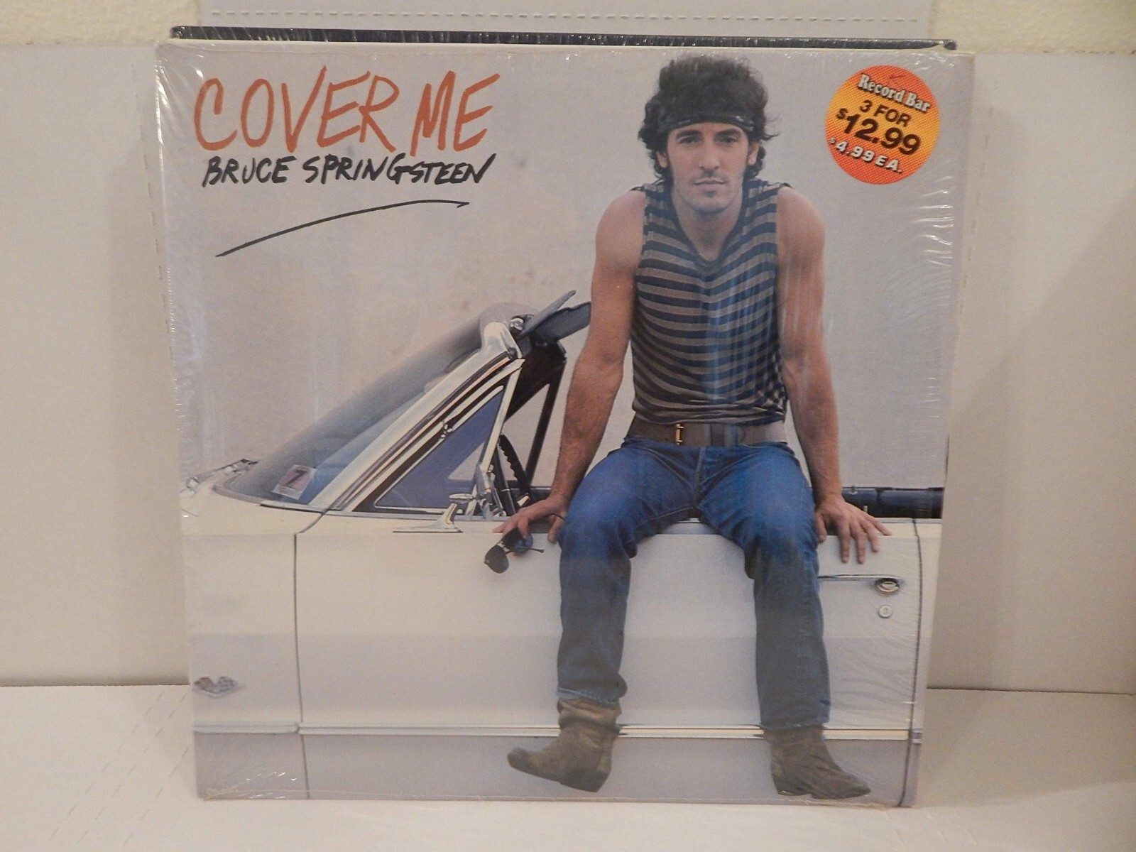 BRUCE SPRINGSTEEN Cover Me Shrink with Sticker MINT RECORD! Vinyl, 12 ...