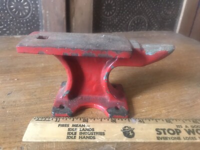 Anvil Small Jewelers Anvil Red Vintage Made In Japan | eBay