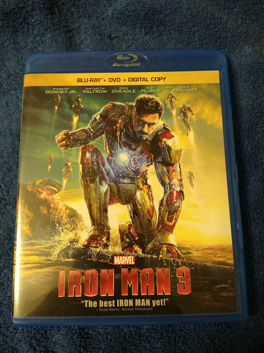 Iron Man 3 Blu Ray Disc